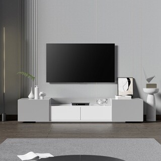 Versatile TV Stand with Concealed Storage for 70-inch TVs - Bed Bath ...