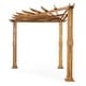 Dilan Outdoor Acacia Wood Triangle Pergola by Christopher Knight Home ...