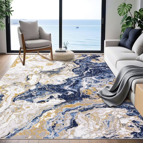abstract pattern rug