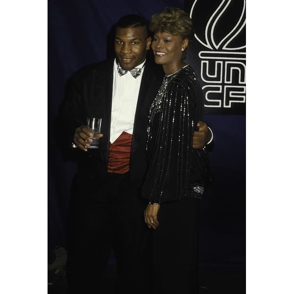 Mike Tyson and Dionne Warwick on a red carpet Photo Print - Bed Bath ...