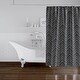 STRAND BLACK & WHITE Shower Curtain By Erin Vanessa - Bed Bath & Beyond ...