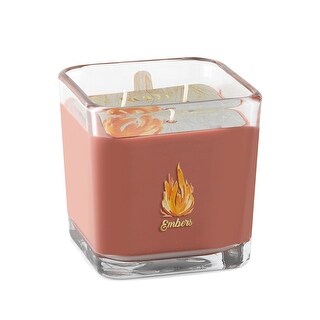 Fall Square 14.5 oz 3 Wick Jar Candle - Embers - Bed Bath & Beyond ...