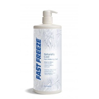 Fast Freeze Naturally Cool Pain Relieving Gel with Pump, 32 fl. oz ...
