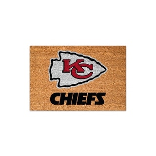 Kansas City Chiefs NFL Licensed Static Coir Door Mat - Bed Bath ...