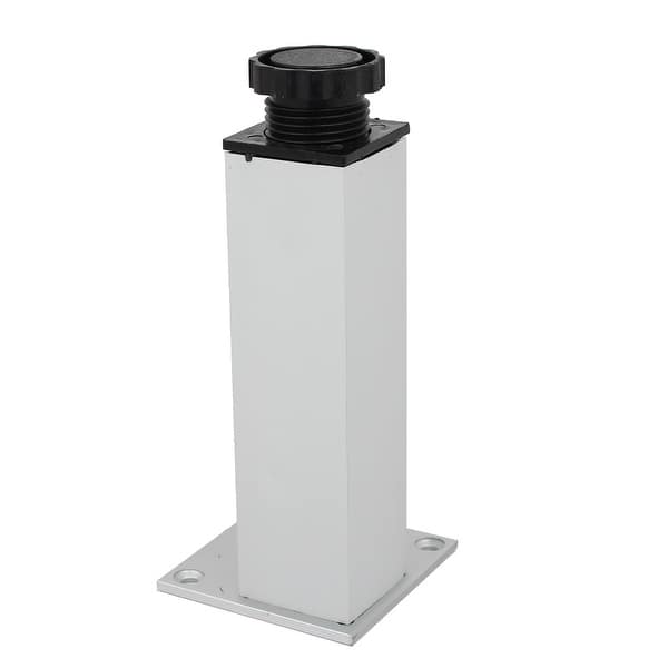 Unique Bargains150mm Height Aluminum Square Base Adjustable Cabinet Leg ...