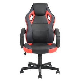 Gaming Office Chair with Fabric Adjustable Swivel Leather Ergonomic ...