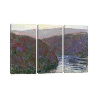 iCanvas "The Creuse Valley, Evening Effect, 1889" by Claude Monet 3 ...