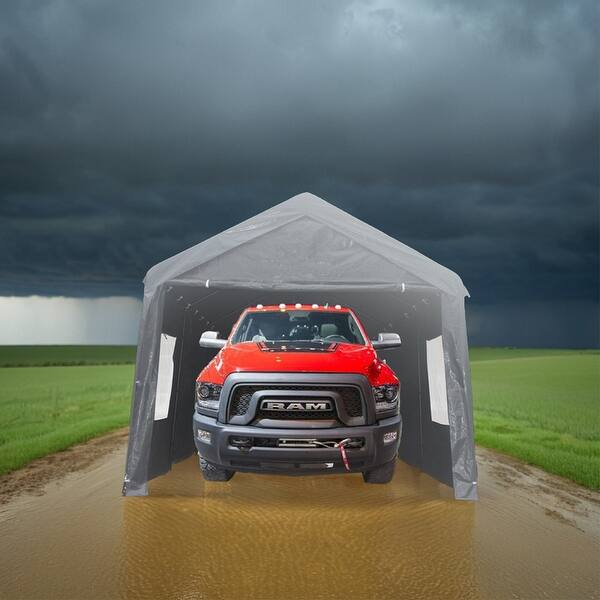 CUSchoice Heavy Duty Outdoor Portable Garage Canopy Carport - Bed Bath ...