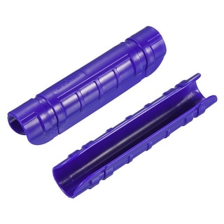 20Pcs 22mm ID Plastic Greenhouse Frame Tube Clamp Pipe Film Clip Dark ...