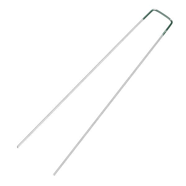 U-Shaped Garden Staples Pegs U Pins 300mm 11.8-inch 3mm Dia Square ...