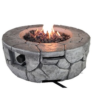 Fiber Reinforced Concrete Outdoor Fire pit - Bed Bath & Beyond - 39897761