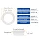 Rubber Grommets Double Sided Hollow Firewall Hole Plugs, Round ...
