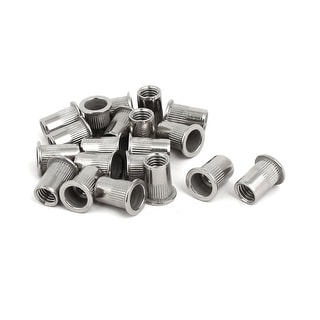 M10 304 Stainless Steel Flange Blind Rivet Nut Insert Nutsert Silver ...