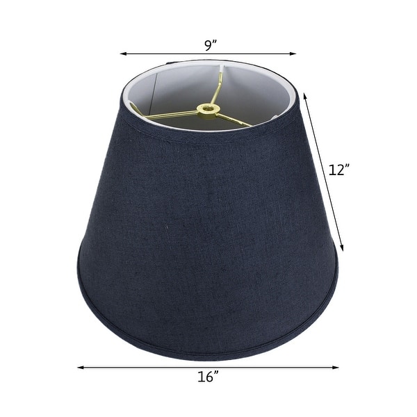 Textured Slate Empire Hardback Lamp Shade - Bed Bath & Beyond - 18427085