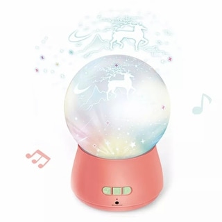 Music Projection Night Light, 360 Degree Rotating Music Projection ...