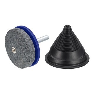 4Pcs Lawn Mower Blade Sharpener with 1Pcs Blade Balancer for Lawn Mower ...