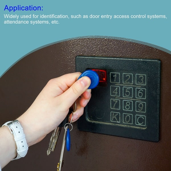 6Pcs ID Card Key Fobs RFID Proximity 125KHz Rewritable Copyable Token ...