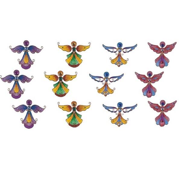 Q-Max 12-Piece Angel Magnets 3"H Decoration Figurine - Bed Bath ...