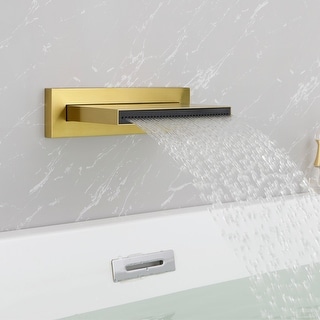 Waterfall Faucet Wall Mount Tub Filler Spout For Bathroom - Bed Bath ...