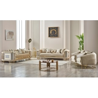 Romans 4 Pieces Living Room Sets 2 Sofa 2 Chair - Bed Bath & Beyond ...