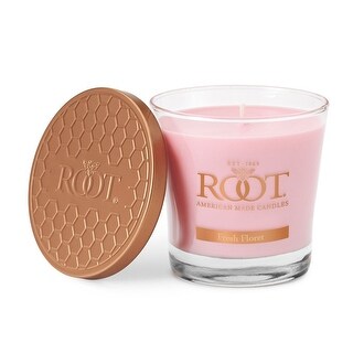 ROOT Candles Fresh Floret Scented 6.3 oz Small Veriglass Jar - Bed Bath ...