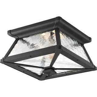 Progress Lighting Mac 11" Two Light Flush Mount Ceiling Fixture - Bed ...
