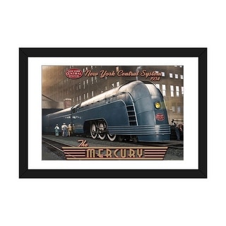 iCanvas "N.Y. Central Mercury Train" by Larry Grossman - Bed Bath ...