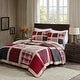 Woolrich Huntington Red 100-percent Cotton Oversized Quilt Mini Set ...