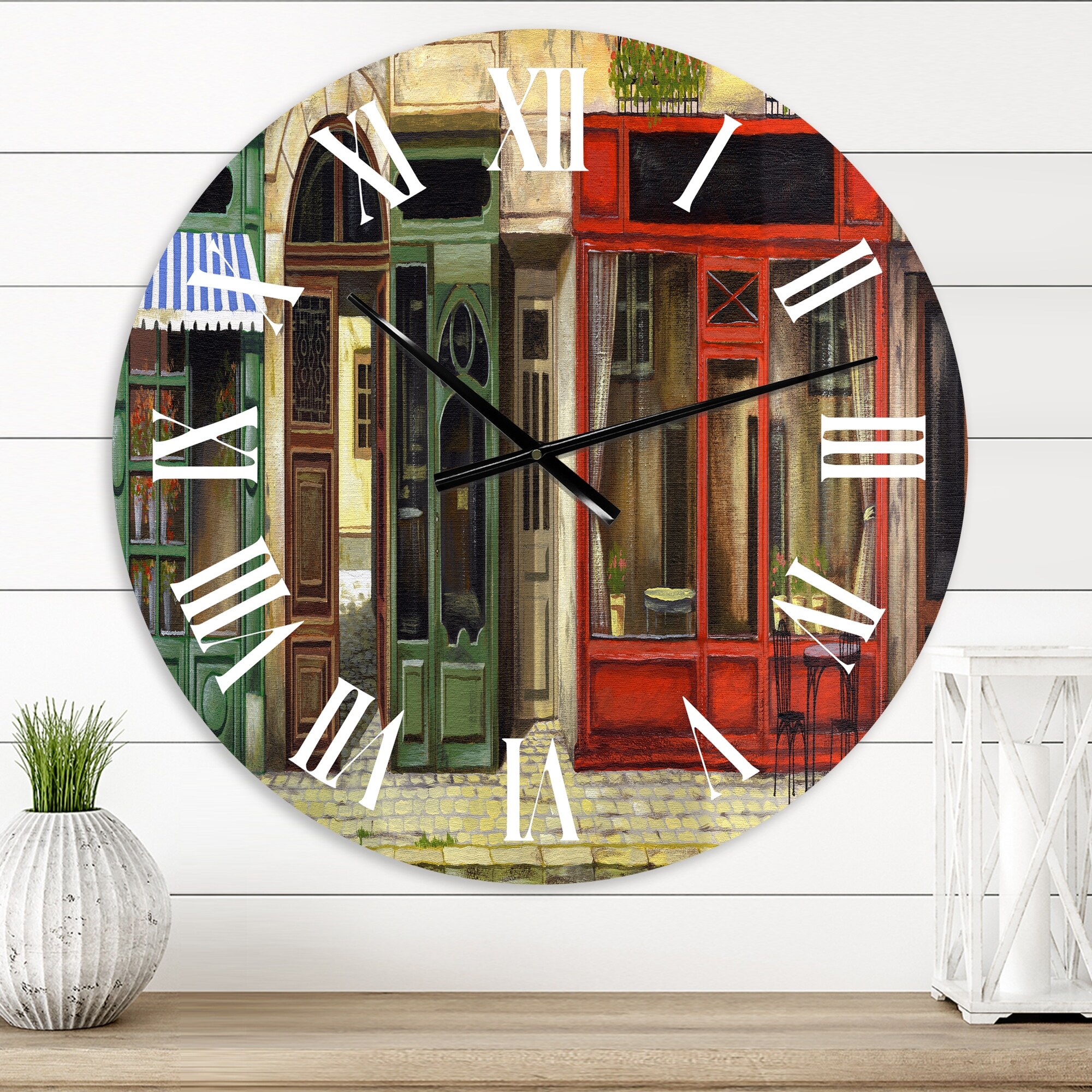 Red French Country Wall Clocks - Bed Bath & Beyond