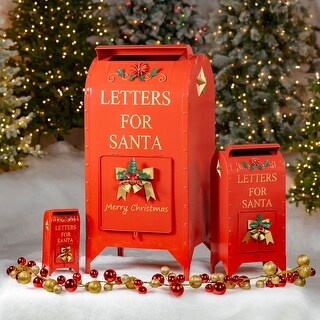 Glossy Red Mailboxes with Gold Details - Bed Bath & Beyond - 38456807