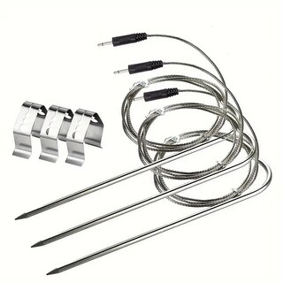Waterproof Meat Temperature Probe, Pellet Grill Temperature Probe - Bed ...