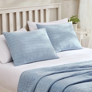 Swift Home Cooling 2PC Quilted Sham Set - Cool to the Touch, Moisture ...