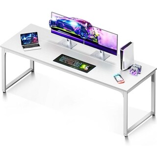 71 Inch Computer Desk, Modern Simple Style Desk for Home Office - Bed ...