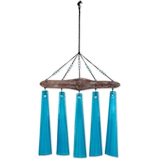 Turquoise Sea Glass Wind Chime - Bed Bath & Beyond - 36761086