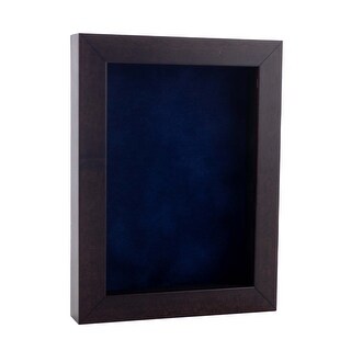 16x24 Shadow Box Frame Brown Walnut Wood | 3/4" Usable Display Depth ...