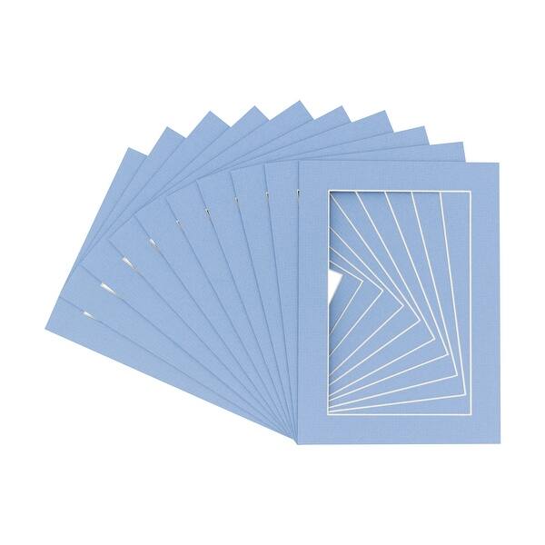 Pack of TEN 10x14 Mats Bevel Cut for 8x11 Photos - Acid Free Brittany ...