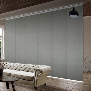 InStyleDesign Lucinda 6-Panel Single Rail Panel Track Extendable 70 ...