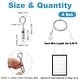 Heavy Duty Adjustable Picture Hanging Wire Kit with Loop & Hook - 2m x ...
