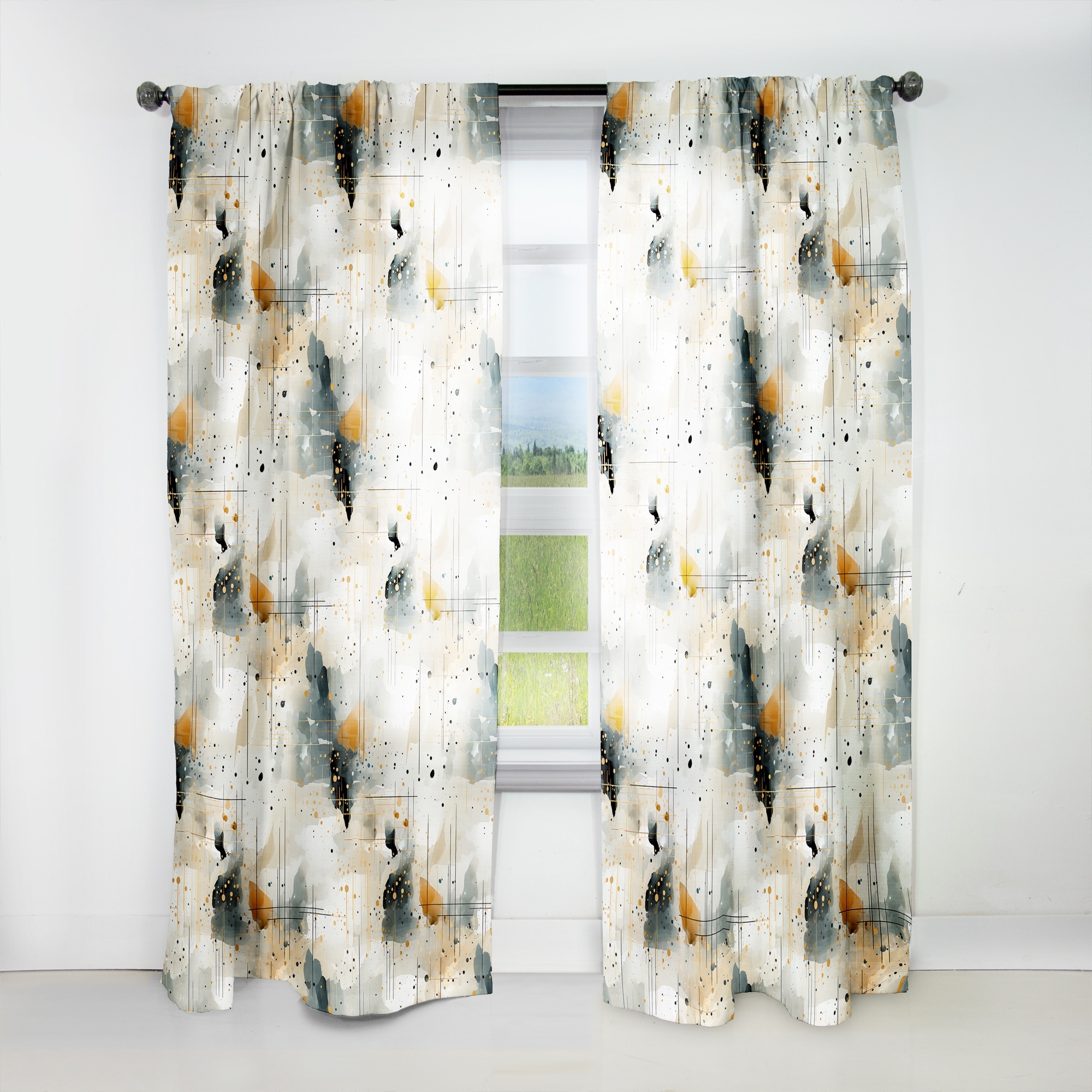 Abstract Curtains - Bed Bath & Beyond