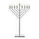 Large Modern Antique Gold Nine Branch Electric Chabad Style Hanukkah ...