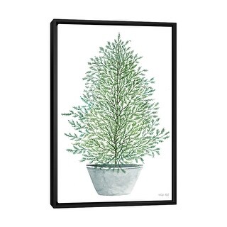 iCanvas "Cedar Tree In Pot" by Cindy Jacobs Framed Canvas Print - Bed ...