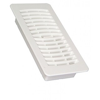 American Imaginations 4 in. x10 in. Plastic Ventilation Floor Diffuser ...
