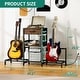 Guitar Stand 4 Holder Adjustable Accessories Rack Storage Rack with ...