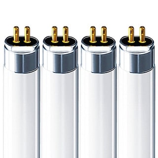Luxrite 34 Inch T5 Fluorescent Tube Light Bulb Soft White 3000K 1850 ...