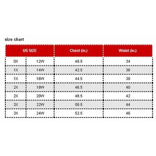 Charter Club Size Chart