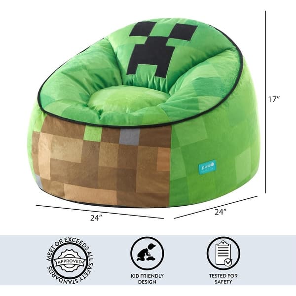 Minecraft Kids Plush Bean Bag Chair - Bed Bath & Beyond - 39861871
