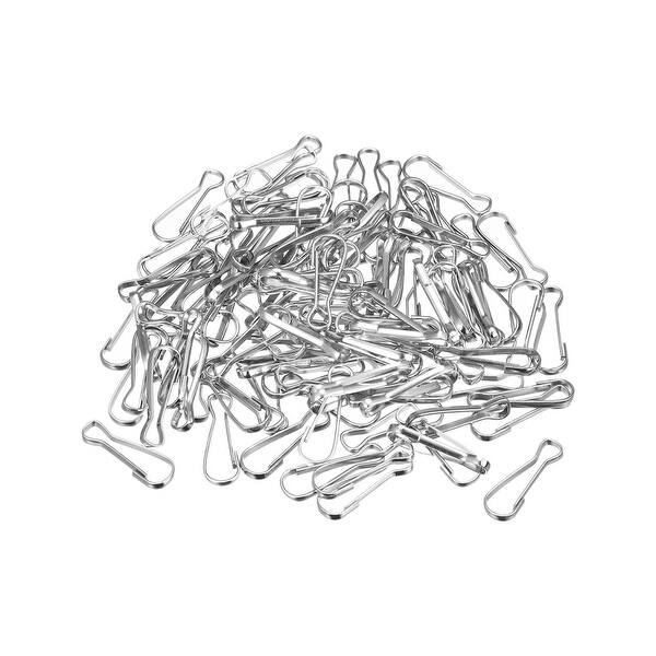 Lanyard Hooks, 250Pcs 25mm Spring Snaps Clips Clasps for KeyChain ID ...