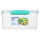 3 Liter Rectangle Food Storage Container with Secure Locking Clips and ...