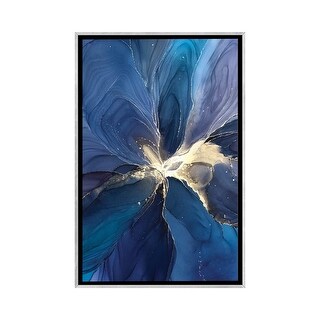 iCanvas "Blue Flower II" by Monet & Manet Art Studio Framed - Bed Bath ...