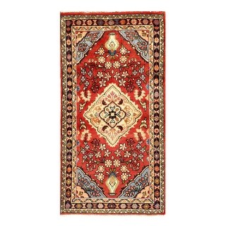Canvello Silkroad Lilian Small Red Rugs - 2'4" x 4'6" - 4'6'' x 2'4 ...